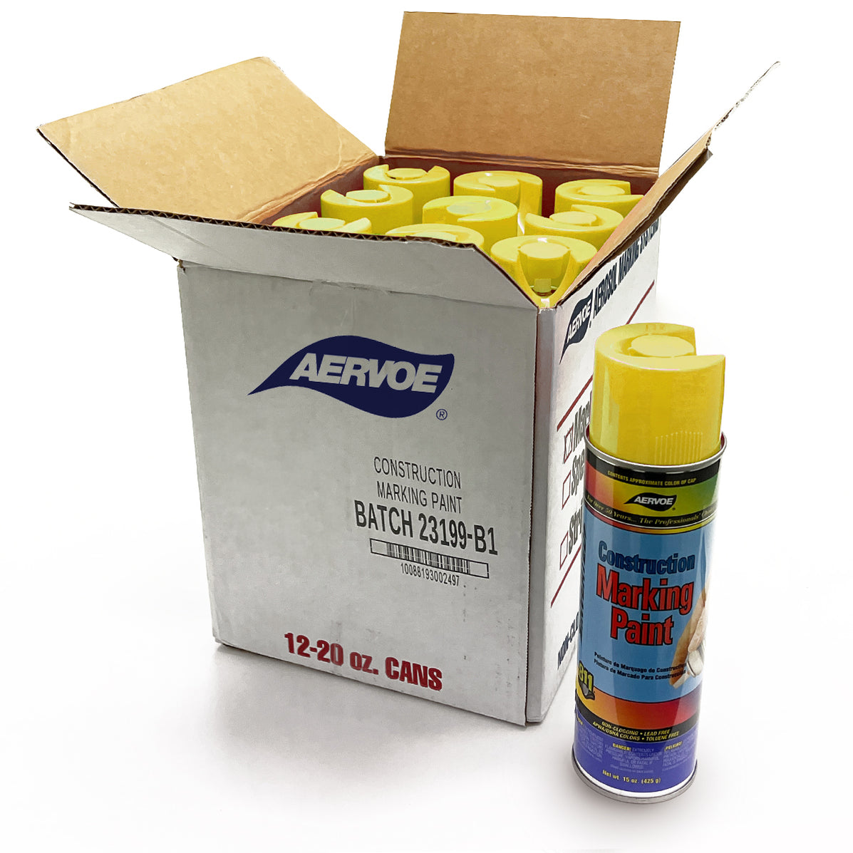 Aervoe Marking Paint - 482g Upside-down Cans - Carton of 12 Cans ...