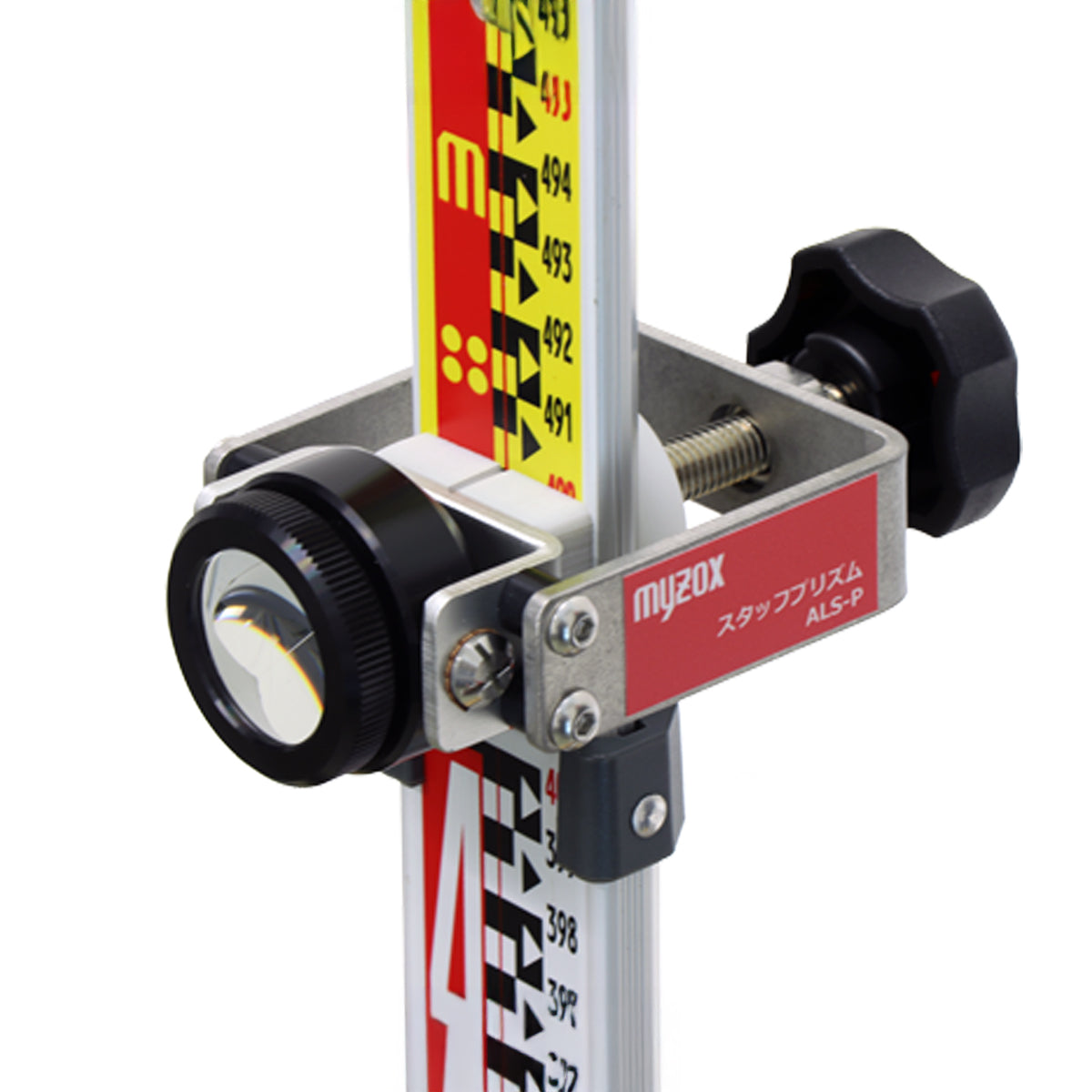 Myzox ALS-P Sliding Level Staff Prism — Trig Instruments NZ