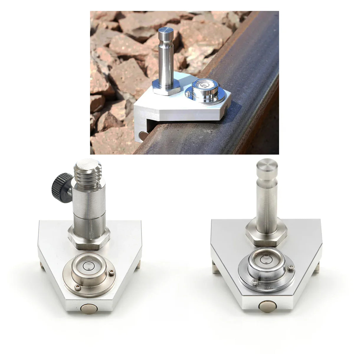 Trilex Rail Shoe Magnetic Prism Mount — Trig Instruments NZ