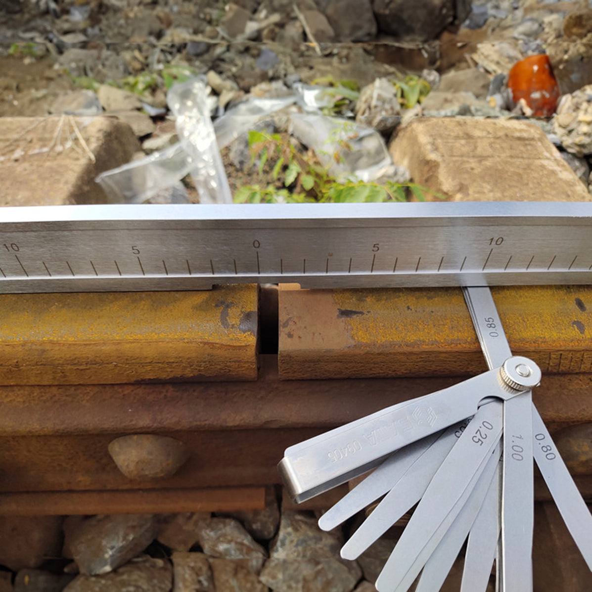 Rail Track Weld Inspection Gauge Steel 1m Straight Edge Ruler — Trig ...