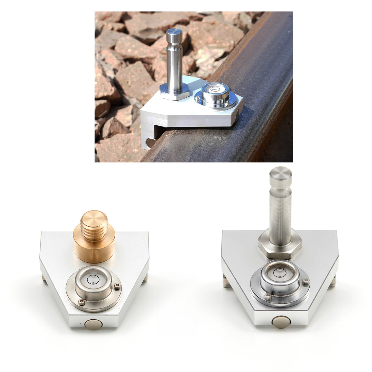 Trilex Rail Shoe Magnetic Prism Mount — Trig Instruments NZ