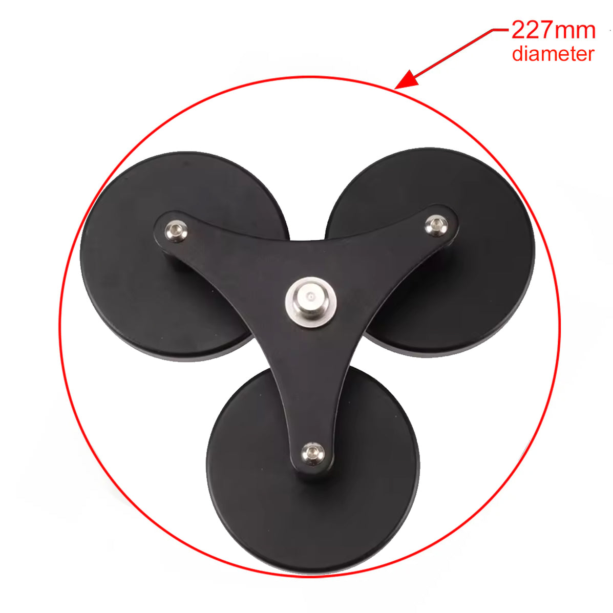Triple Magnetic Mount With Spacer for GPS Height (eg Trimble R10 ...