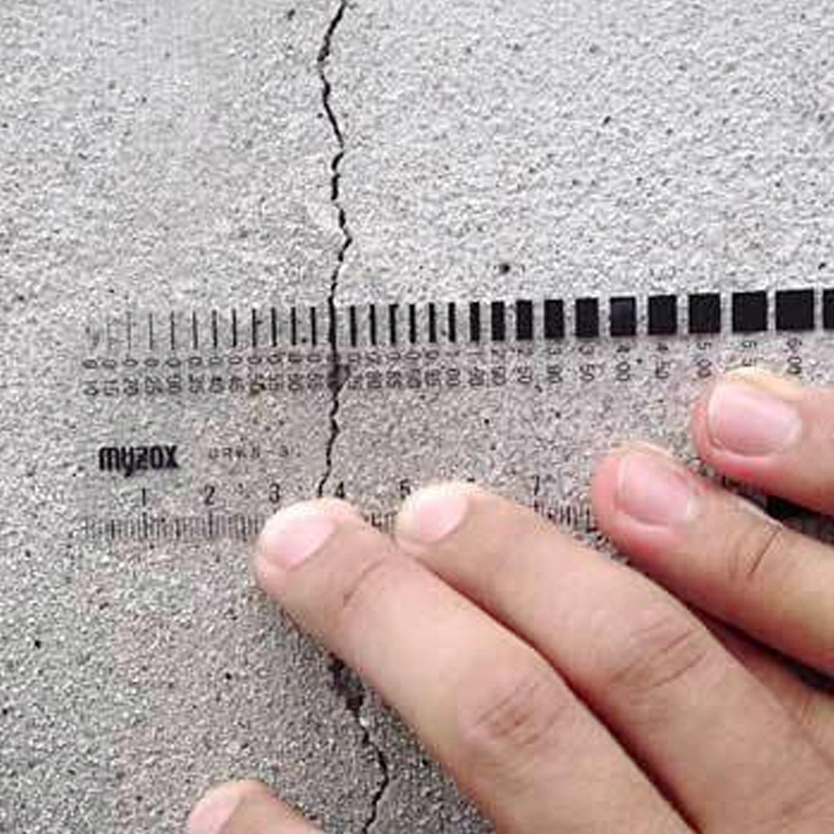 Myzox Crack Gauge Ruler — Trig Instruments NZ
