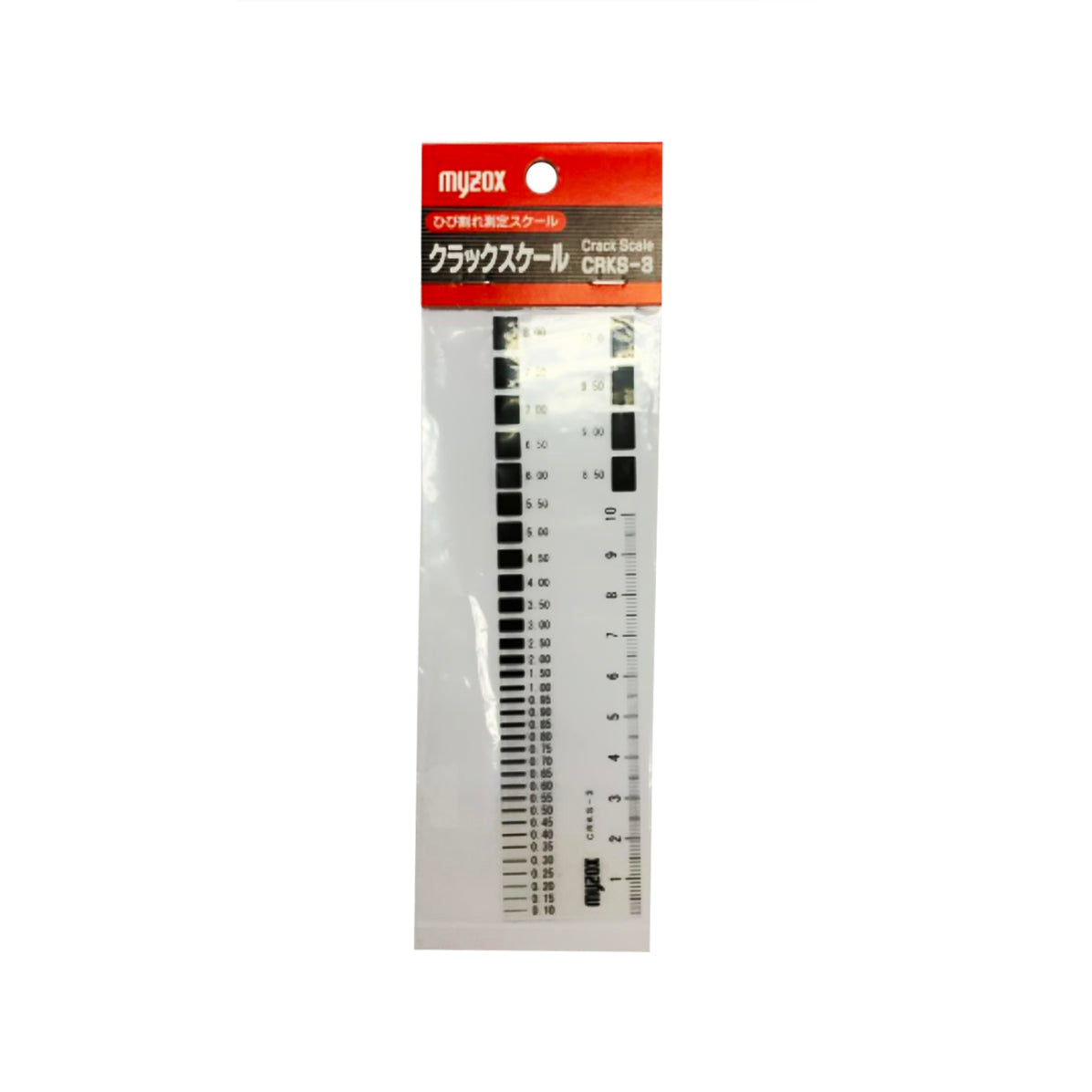 Myzox Crack Gauge Ruler — Trig Instruments NZ