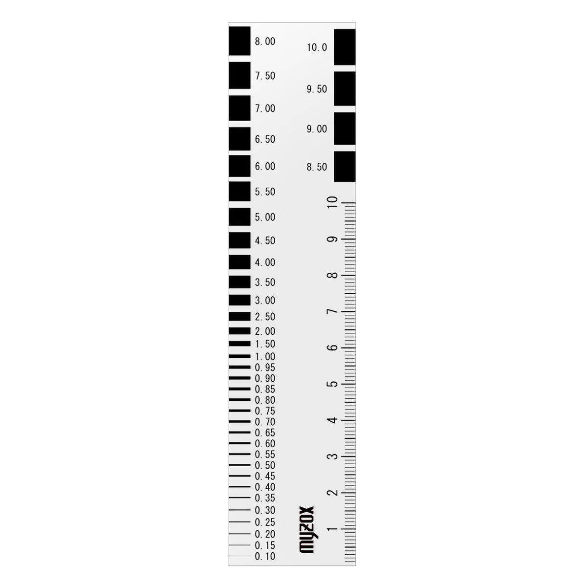 Myzox Crack Gauge Ruler — Trig Instruments NZ