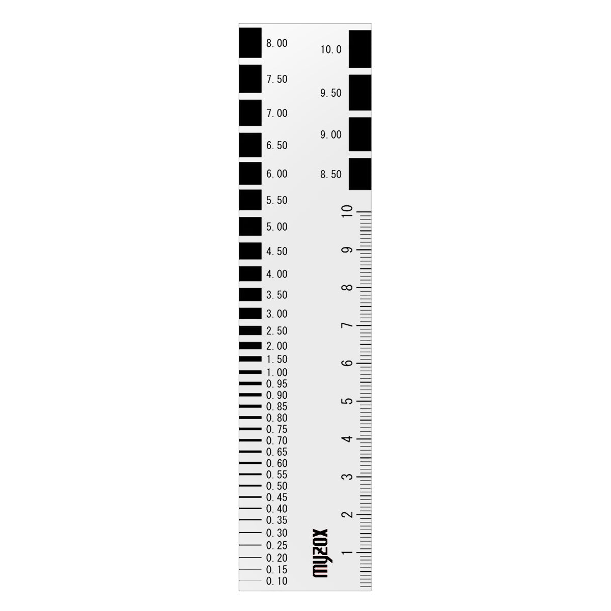 Myzox Crack Gauge Ruler — Trig Instruments NZ