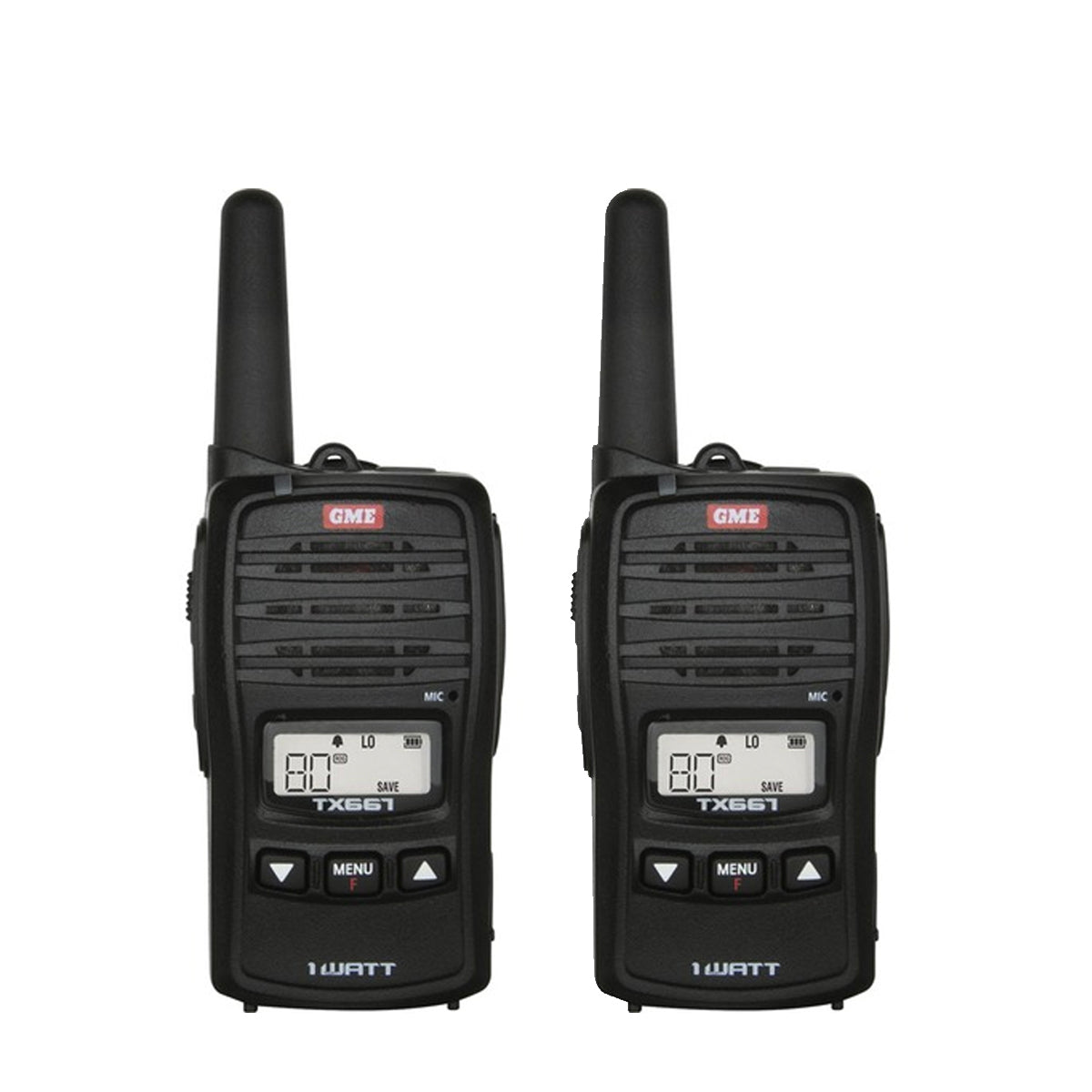GME TX667 1 Watt Radio - Twin Pack with desktop cradle — Trig ...