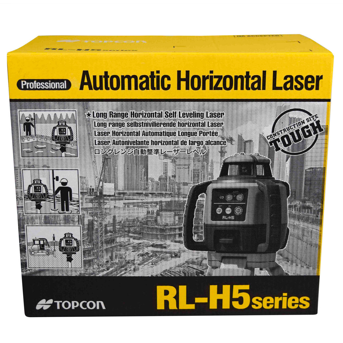 Topcon RL-H5A Slope Rotating Laser Level (Rechargeable) — Trig Instruments NZ