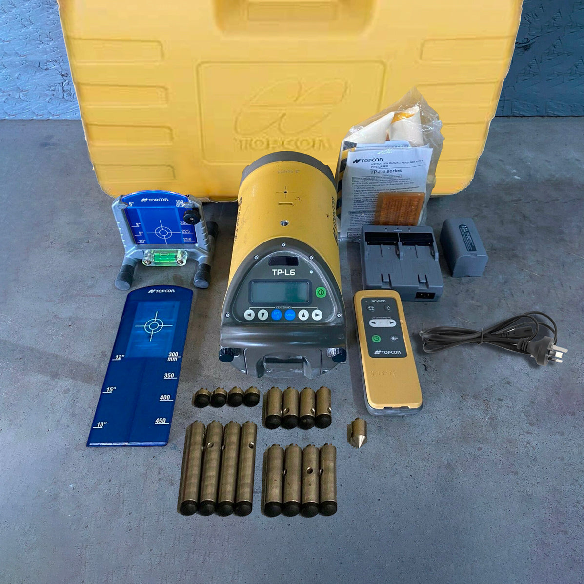 Topcon TP-L6BG Pipe Laser "Green Beam" — Trig Instruments NZ